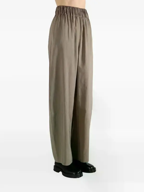 CORTANA Glimmer Elasticated-waistband Palazzo Pants