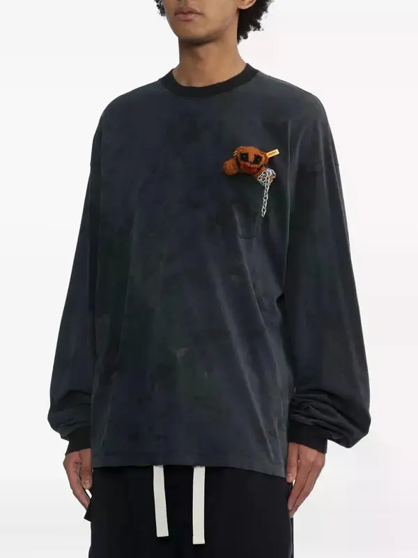 DOUBLET Pocket-bear Long-sleeve T-shirt
