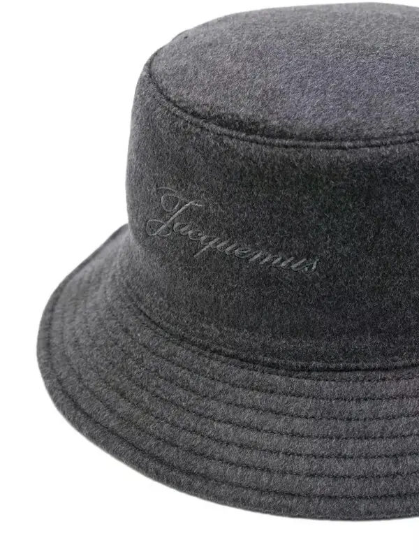 Jacquemus Logo-embroidered Bucket Hat