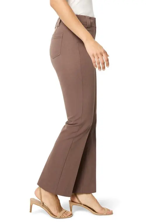 NIC+ZOE Stretch Bootcut Trousers - Cocoa