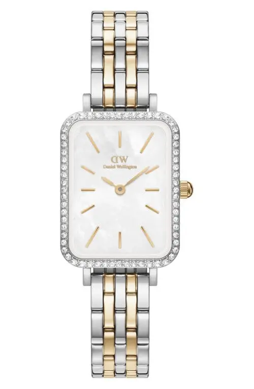DANIEL WELLINGTON Quadro Bracelet Watch - Gold