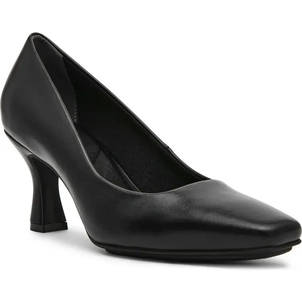 Anne Klein Prima Pump - Black Smooth
