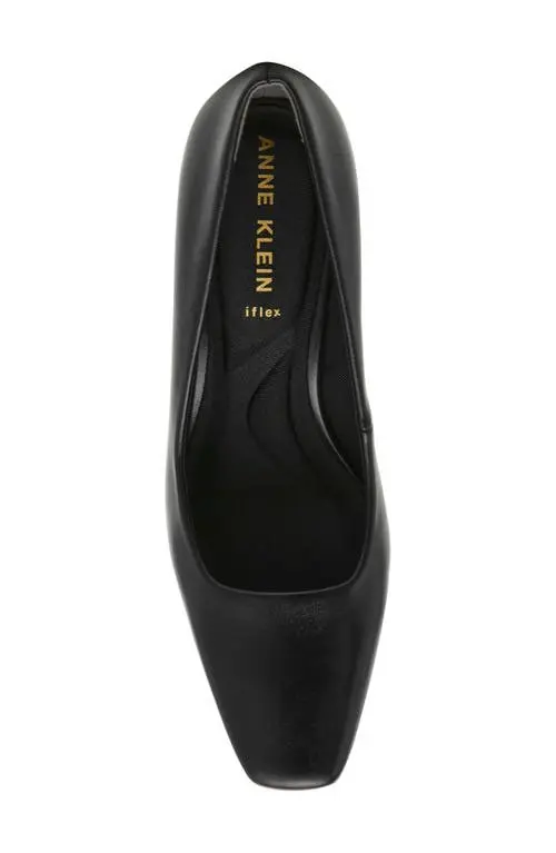 Anne Klein Prima Pump - Black Smooth