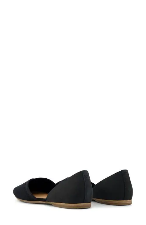 Toms D'orsay Flat - Black