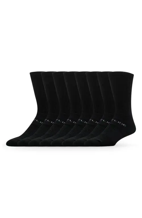 STRIDELINE Premium Crew Socks Pack - Black