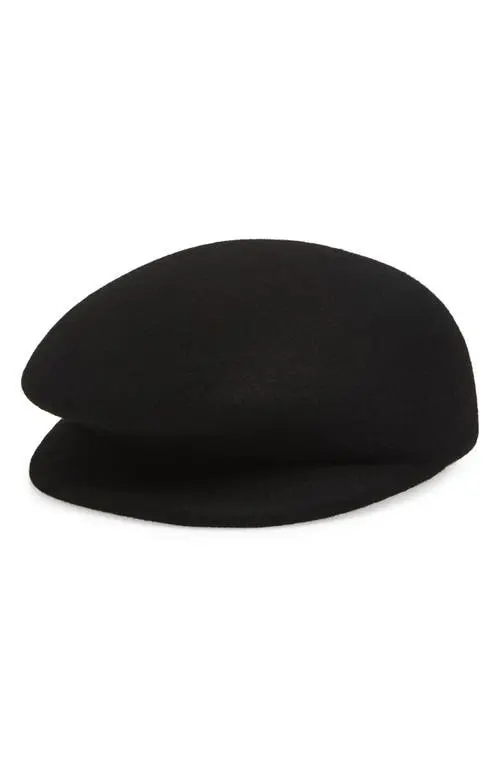 GIGI BURRIS MILLINERY Laurel Wool Felt Hat - Black