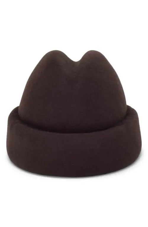GIGI BURRIS MILLINERY Sharina Wool Felt Hat - Tiramisu