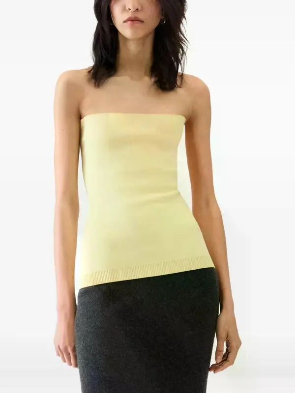 Jacquemus Strapless Knitted Top