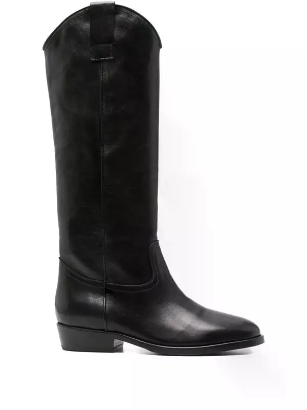 CURIOSITÈ 30mm Leather Knee-high Boots