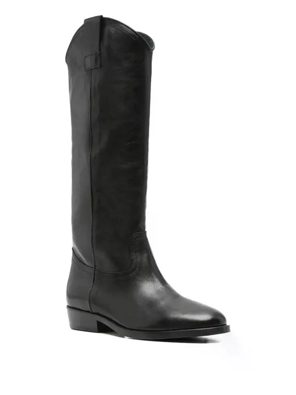 CURIOSITÈ 30mm Leather Knee-high Boots