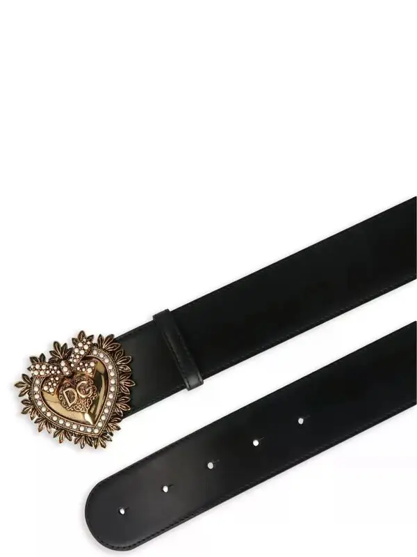 Dolce & Gabbana Devotion Leather Belt