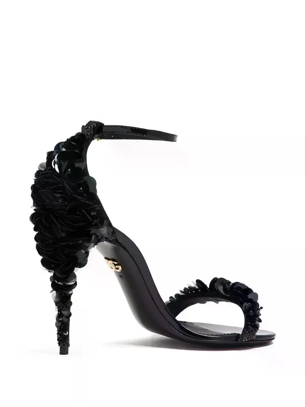 Dolce & Gabbana 110mm Sequin-embellished Stiletto Sandals