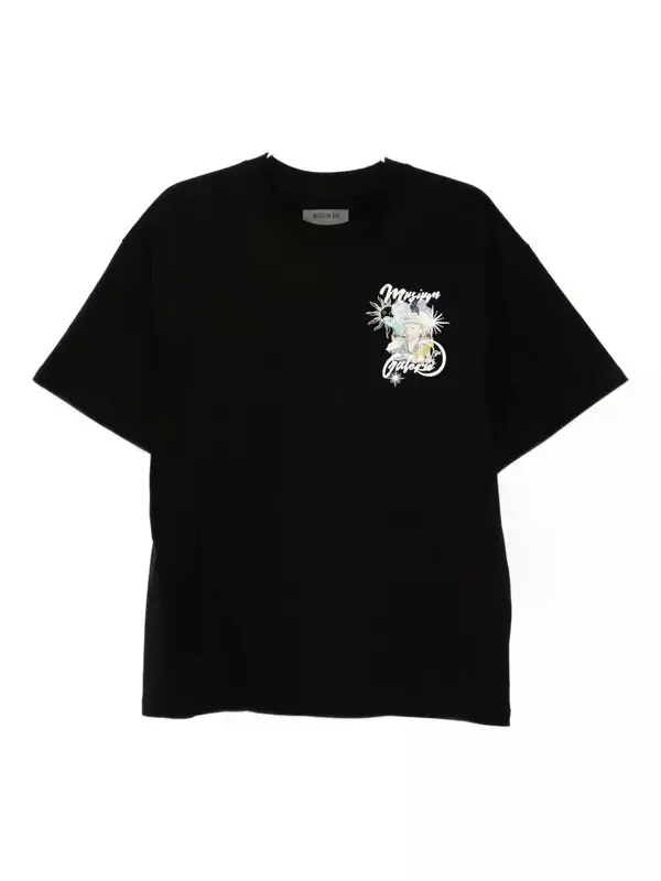 MUSIUM DIV. Graphic T-shirt - Black
