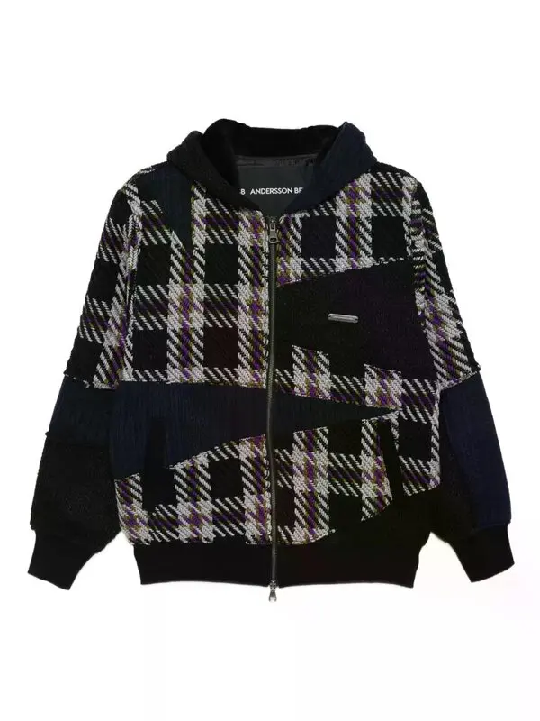 Andersson Bell Patchwork Zip-up Hooded Jacket
