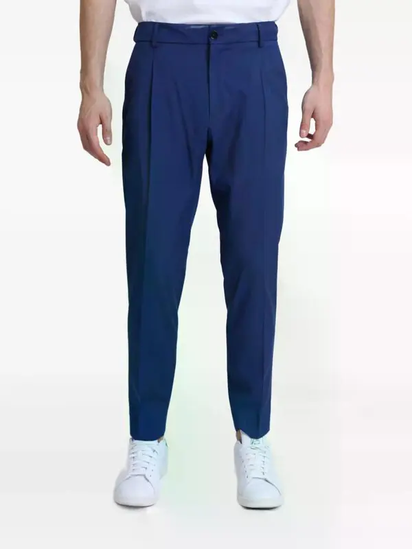 BE ABLE Pleated Elastic-waist Trousers
