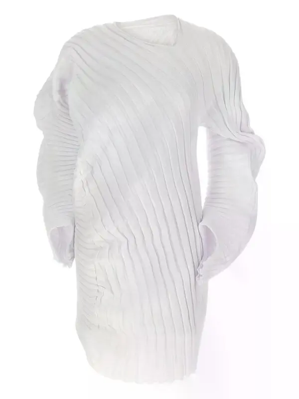 Issey Miyake Ribbed Asymmetrical Top
