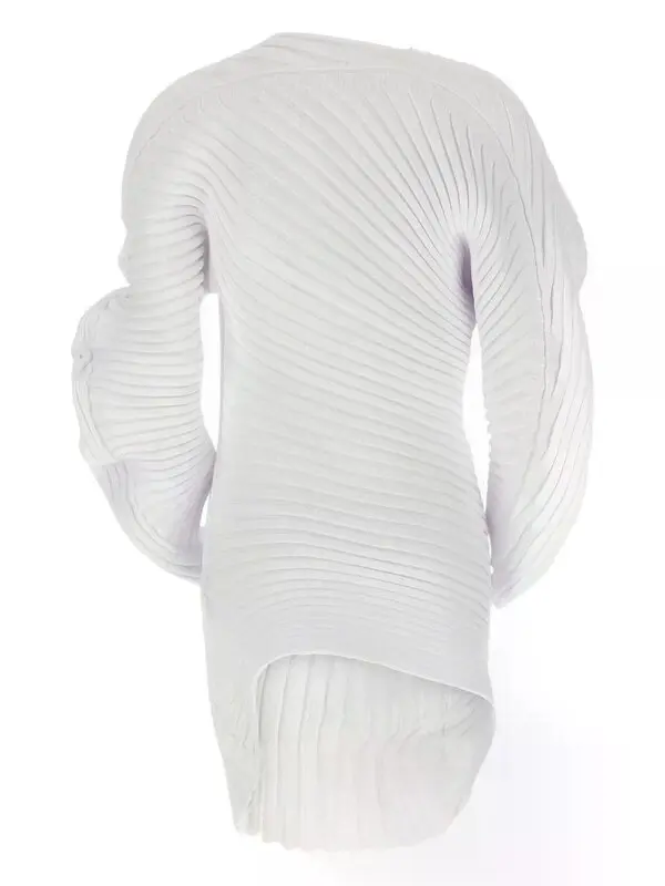 Issey Miyake Ribbed Asymmetrical Top