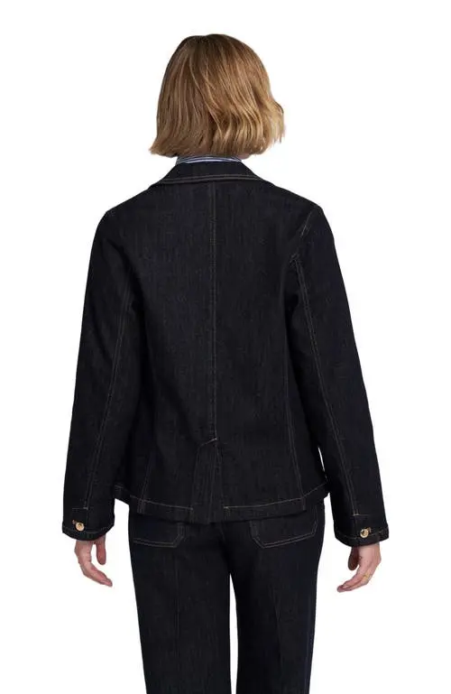ELLE COLLECTION Tailored Denim Blazer - Indigo