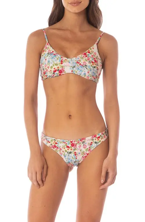 MAAJI Love In Bloom Iconic Hipster Bikini Bottoms - Open White