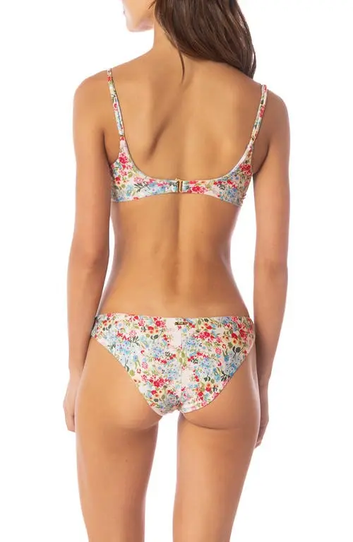 MAAJI Love In Bloom Iconic Hipster Bikini Bottoms - Open White