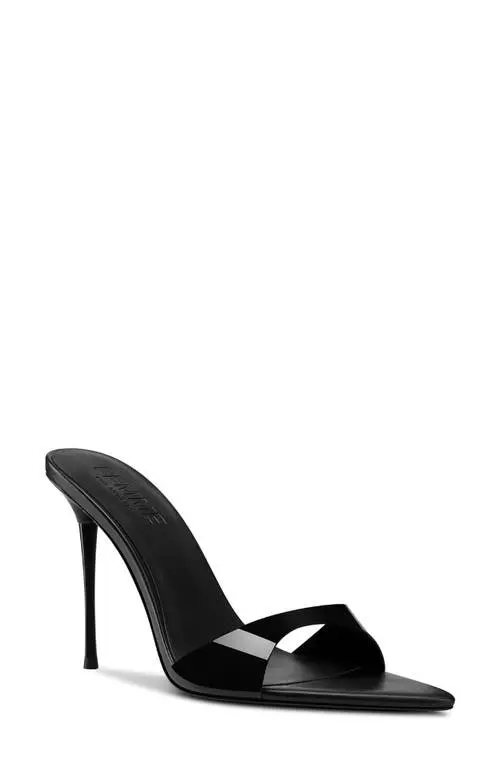 Femme La Azucar Stiletto Heel Slide Sandal - Noir