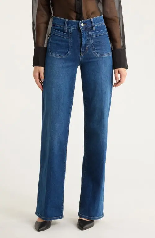 FRAME Le Slim Palazzo Long Wide Leg Jeans - Savior