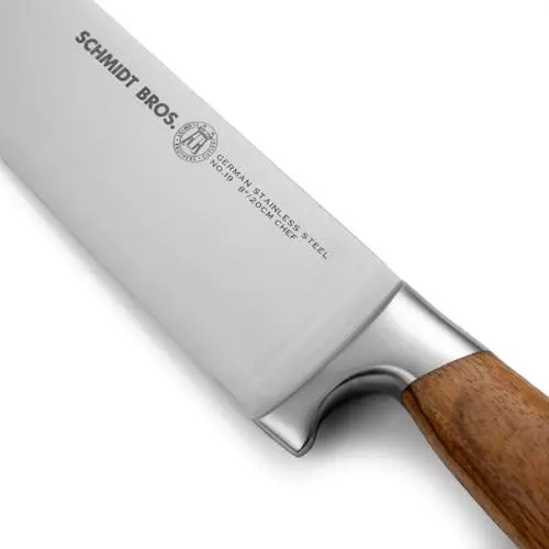 SCHMIDT BROTHERS CUTLERY Zebra Wood 7-piece Knife Block Set