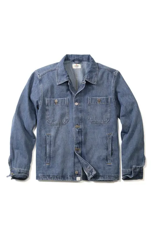Marine Layer Patrick Denim Shirt Jacket - Dark Wash