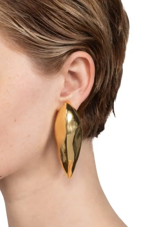 Alexis Bittar Brut Armor Clip-on Earrings