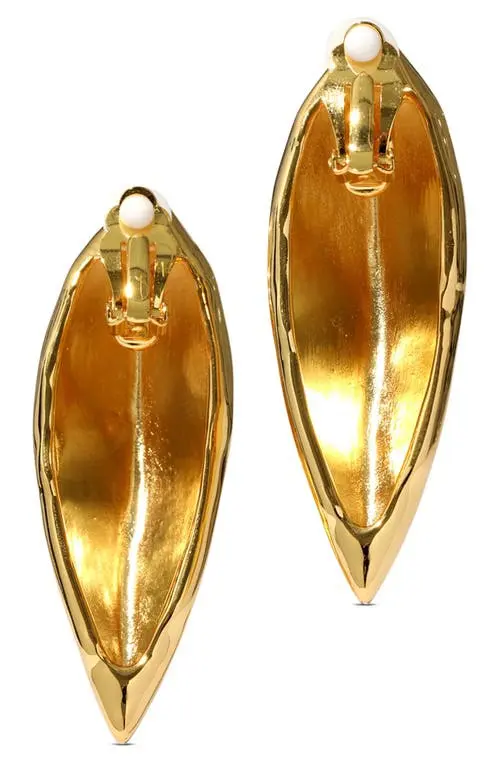 Alexis Bittar Brut Armor Clip-on Earrings