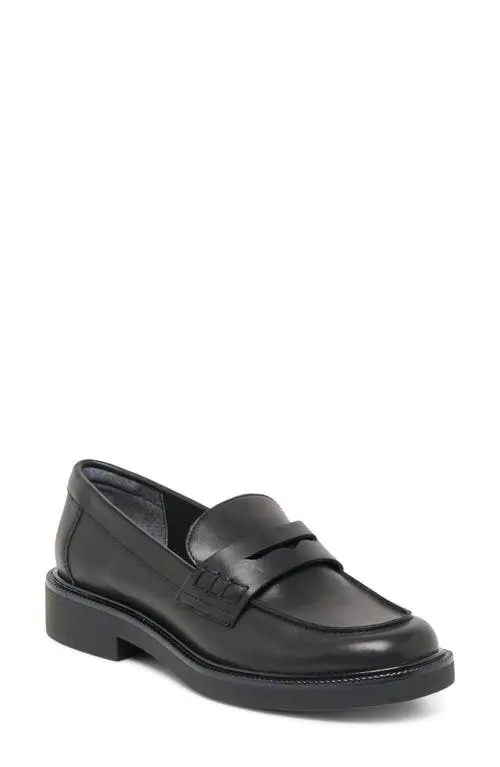 Dolce Vita Tiggy Penny Loafer - Black Leather