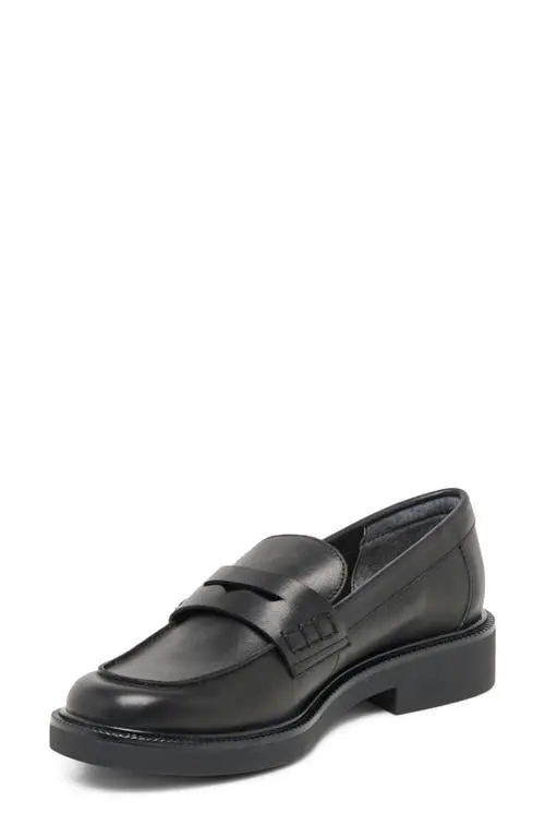 Dolce Vita Tiggy Penny Loafer - Black Leather