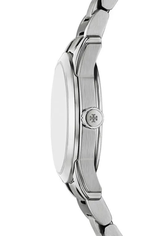 Tory Burch The Small Miller Bracelet Watch - Silver/blue