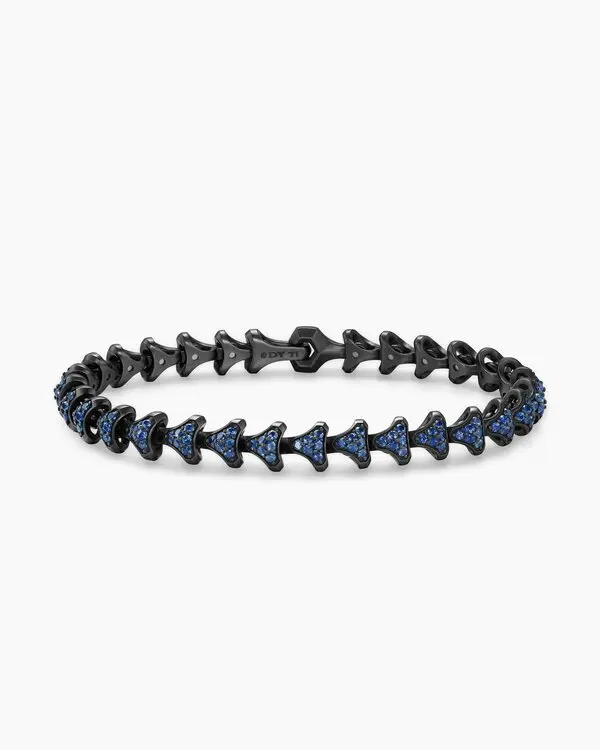 David Yurman Armory Link Bracelet - Sapphire