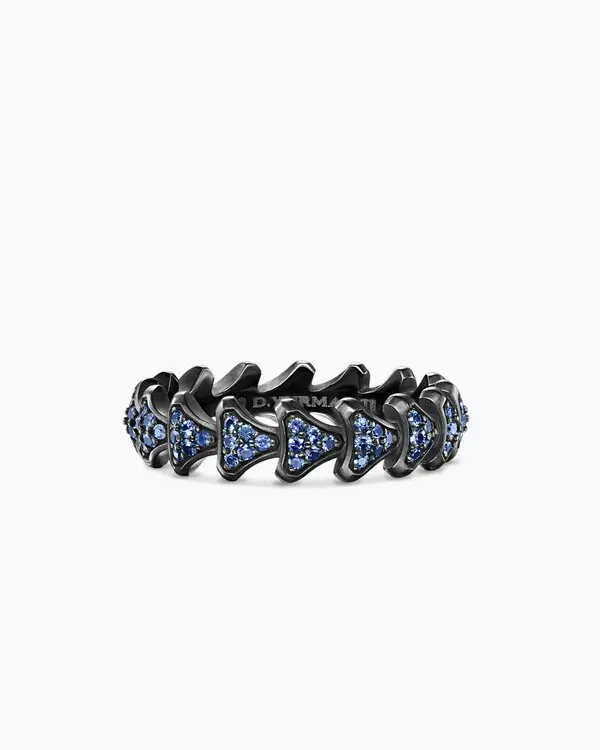 David Yurman Armory Band Ring - Sapphire