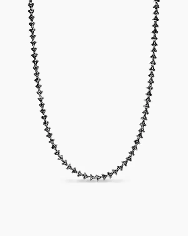 David Yurman Armory Necklace With Black Diamonds - Black Diamond