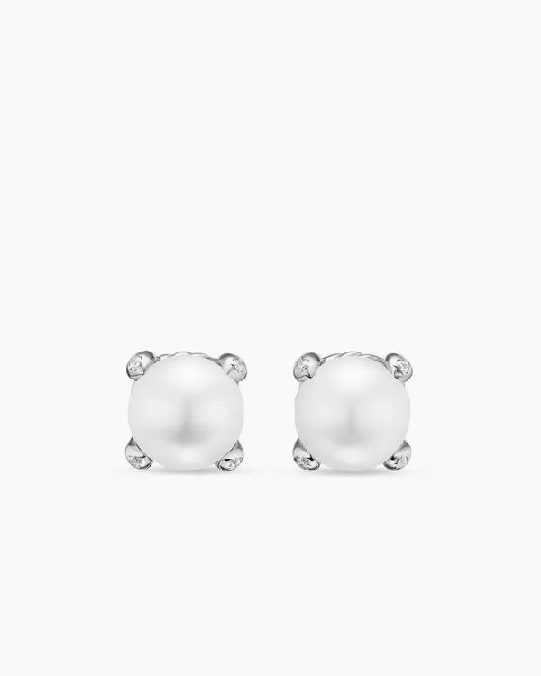 David Yurman Classics Stud Earrings - Pearl