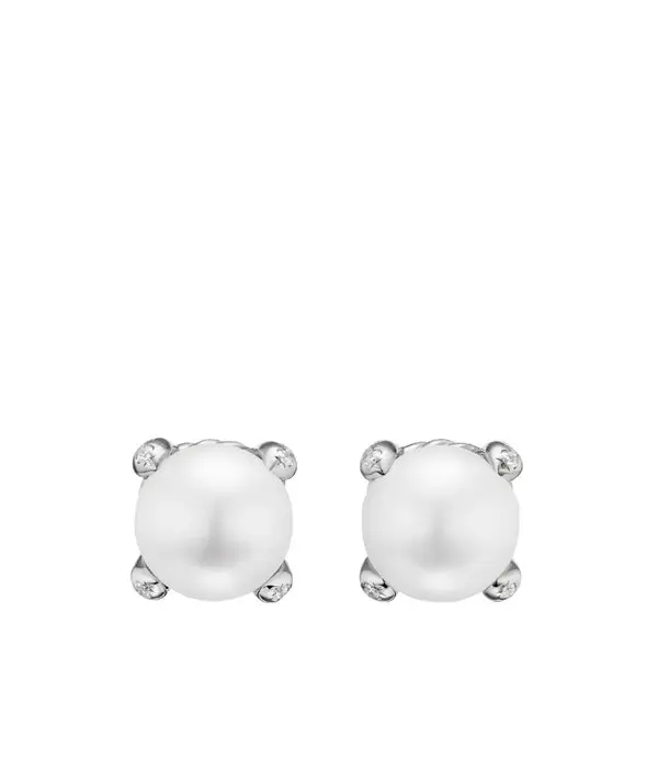 David Yurman Classics Stud Earrings - Pearl