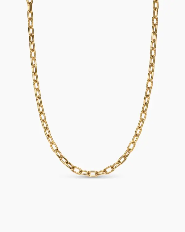 David Yurman Dy Madison® Chain Necklace - All 18k Yellow Gold