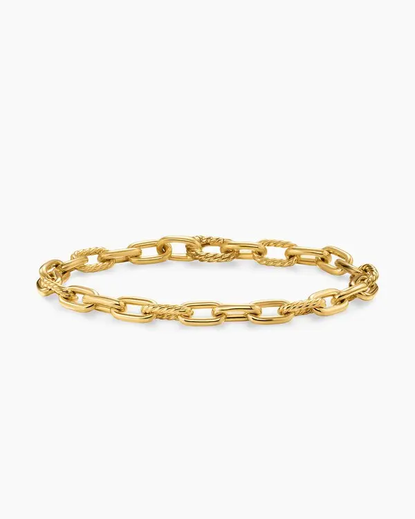 David Yurman Dy Madison® Chain Bracelet - All 18k Yellow Gold