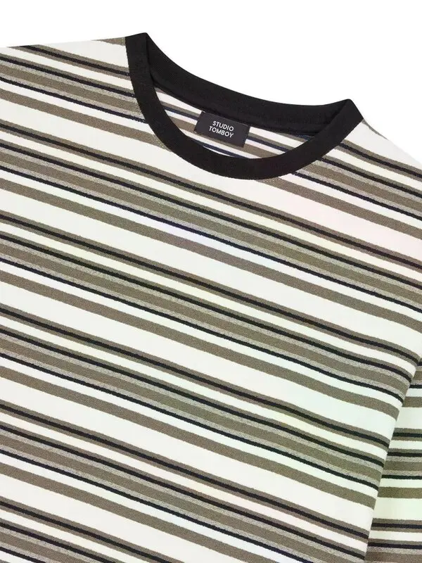 STUDIO TOMBOY Stripe Ringer Long-sleeve T-shirt