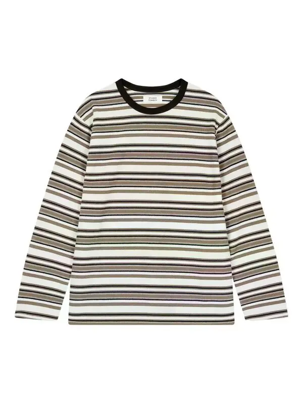 STUDIO TOMBOY Striped Long-sleeve T-shirt - Neutrals