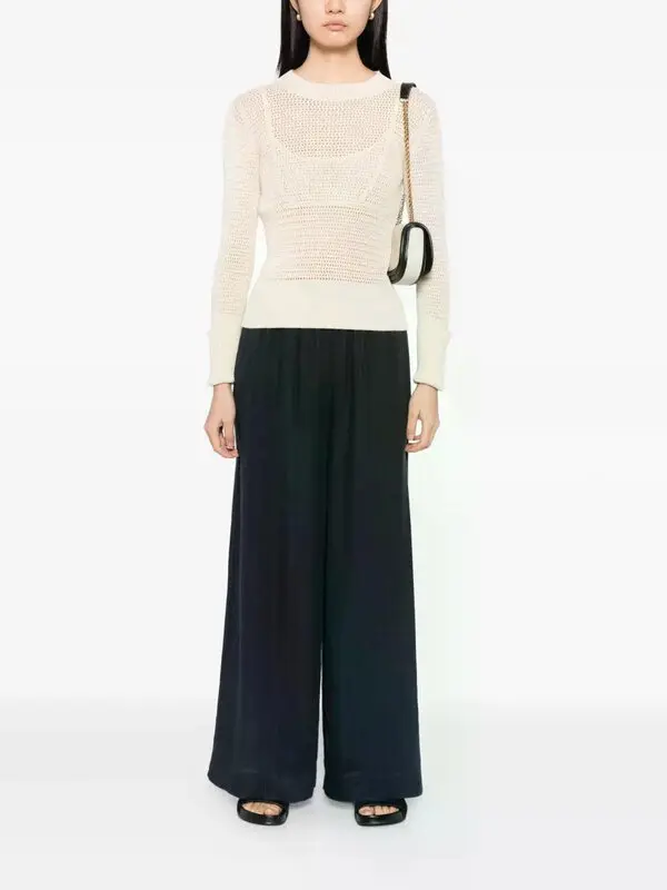 JAMES PERSE Linen Trousers - Blue