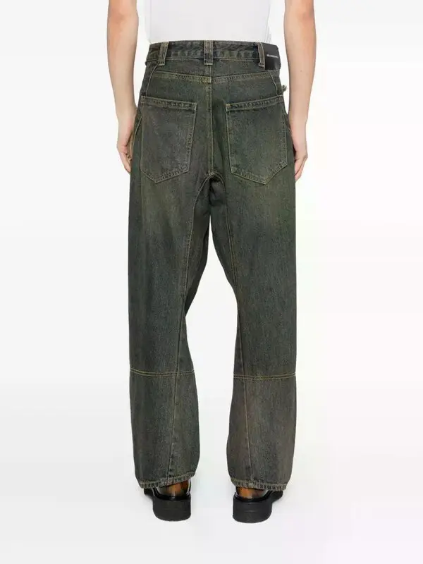 Andersson Bell Twisted Zipped-pockets Jeans