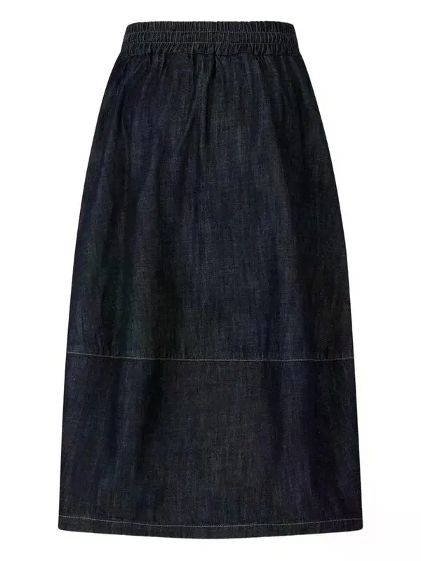 STUDIO TOMBOY Drawstring Denim Skirt