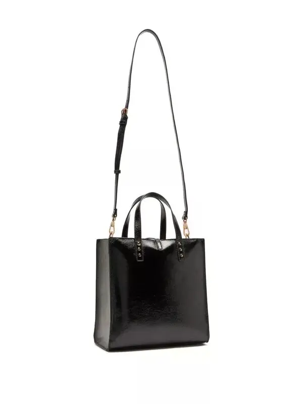 Liu Jo Patent Leather Satchel With Studs