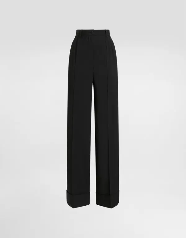 Dolce & Gabbana Bi-stretch Wool Trousers