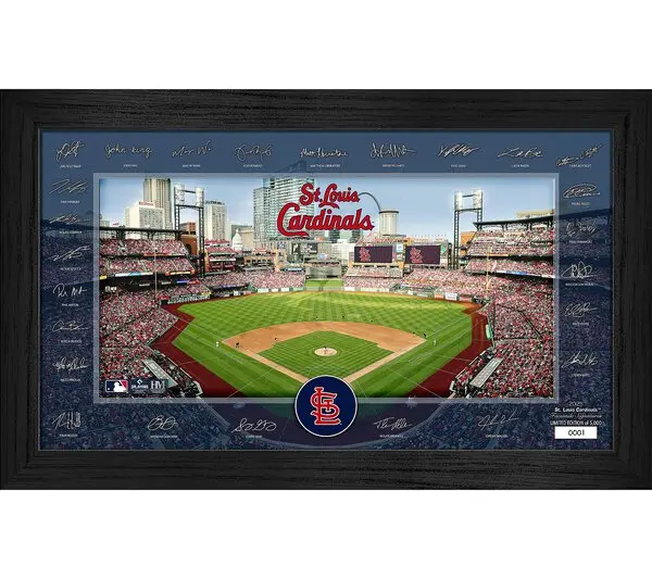 HIGHLAND MINT St. Louis Cardinals 2025 Signatur E Field Frame - One-color