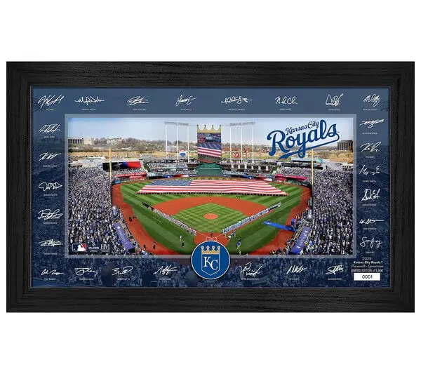 HIGHLAND MINT Kansas City Royals 2025 Signature Field Frame - One-color