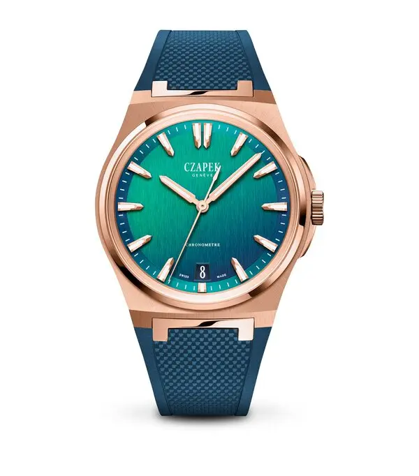 CZAPEK Rose Gold Antarctique Watch - Green